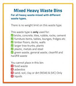 Mixed Waste Skip Bin Hire - Next Day Delivery